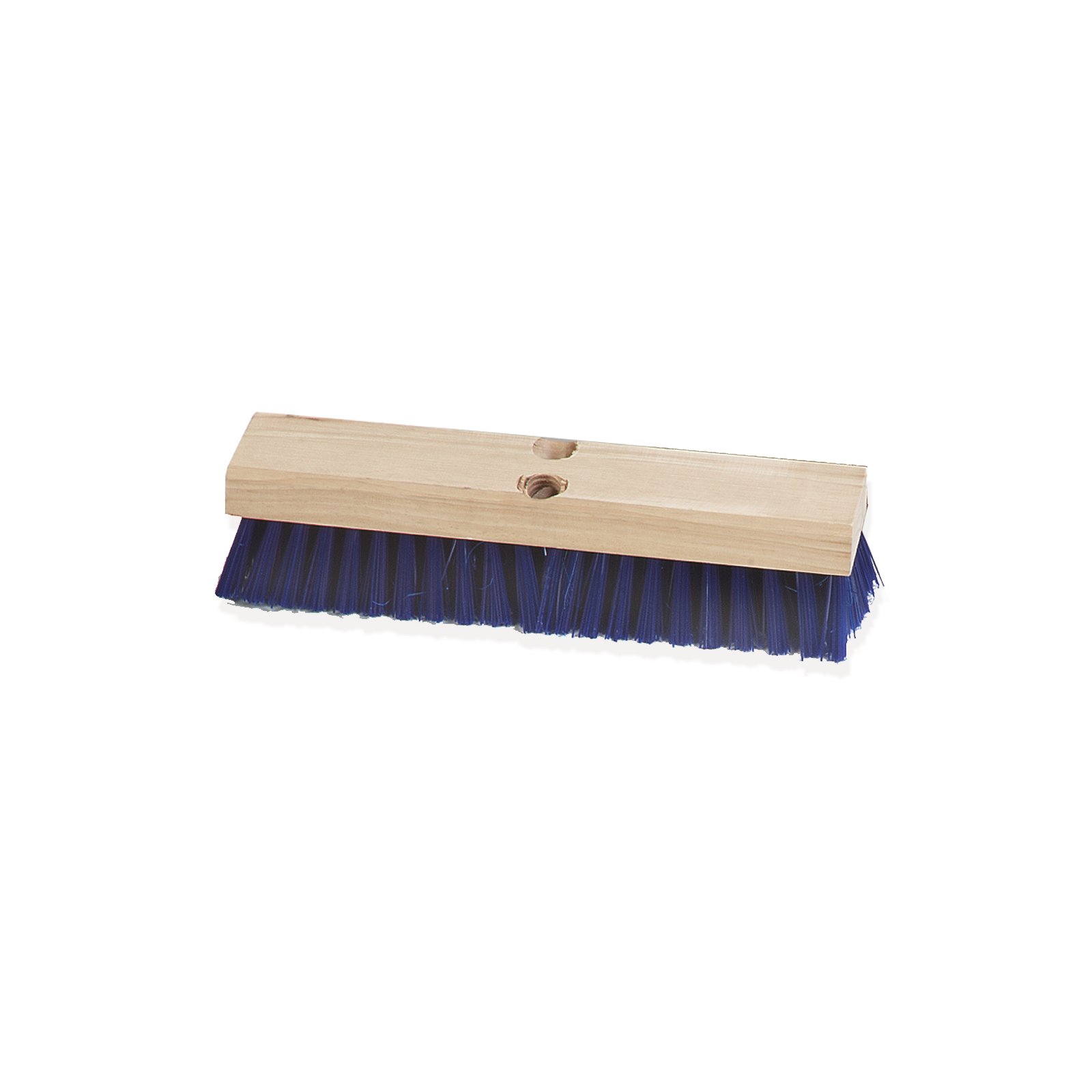 10" BLUE POLY BRISTLE WITH WOODEN BASE - Touchard