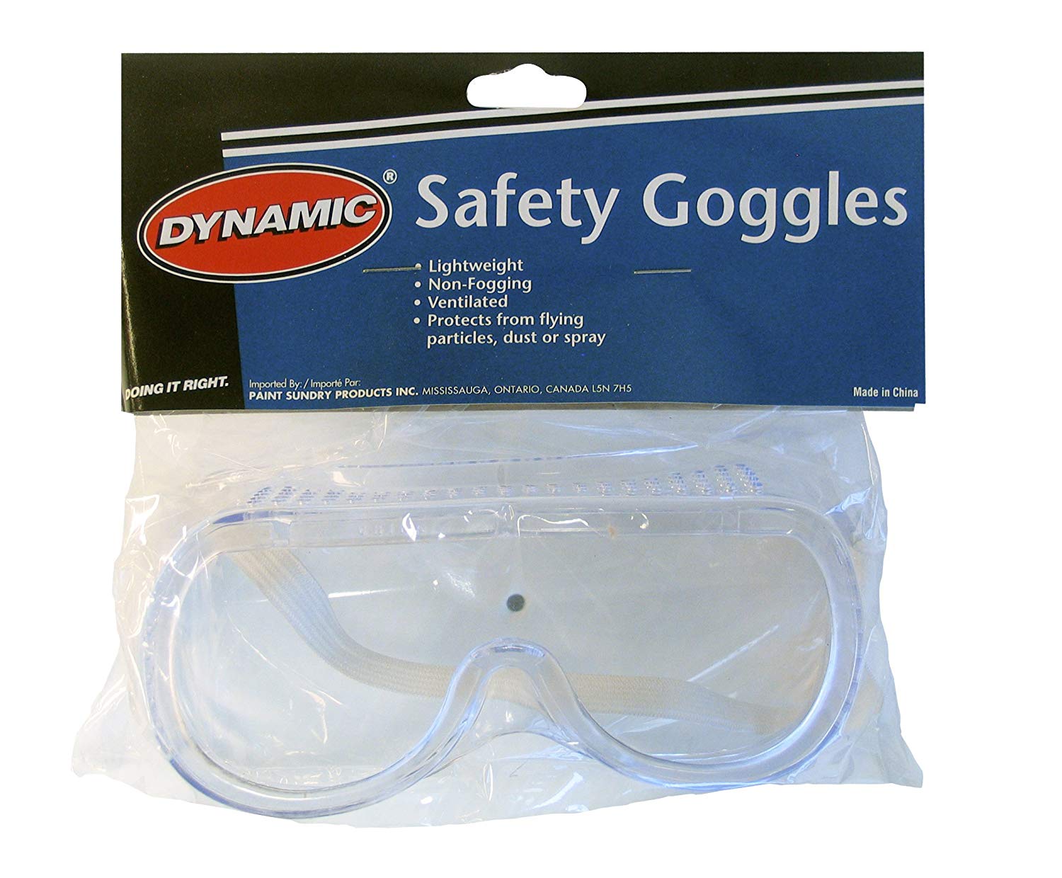 DYNAMIC SAFETY GOGGLES FOR PAINTERS - Touchard