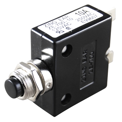 MARPAC PUSH BUTTON CIRCUIT BREAKER - 10 AMP - Touchard