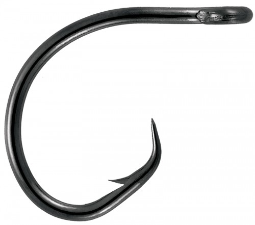 MUSTAD DEMON PERFECT CIRCLE HOOKS - BLACK NICKEL - 6/0 - 25/PACK - Touchard