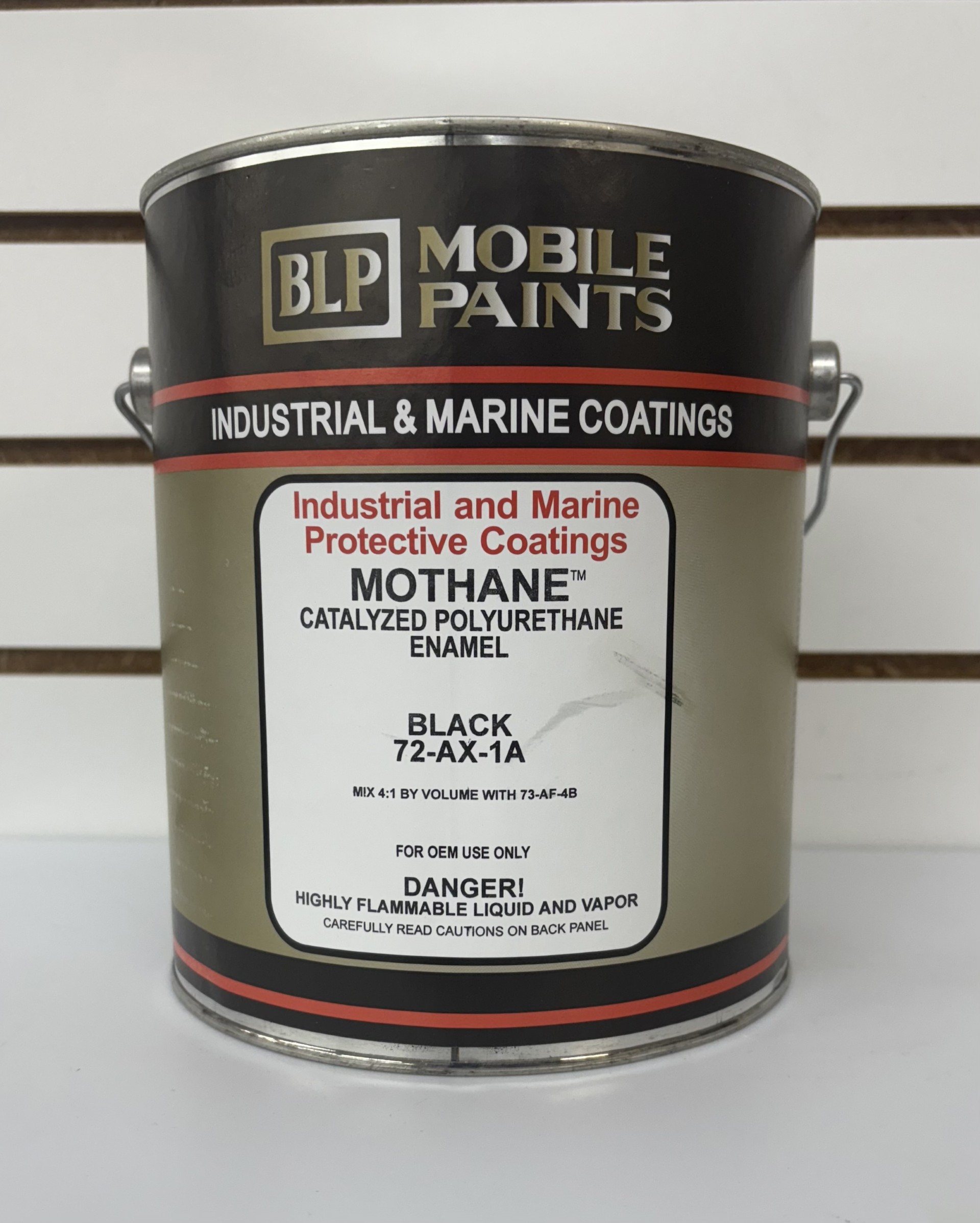 MOTHANE POLYURETHANE ENAMEL - BLACK - GALLON - Touchard