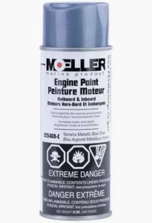 MARPRO COLOR MATCHED ENGINE SPRAY PAINT - METALLIC BLUE SILVER - Touchard
