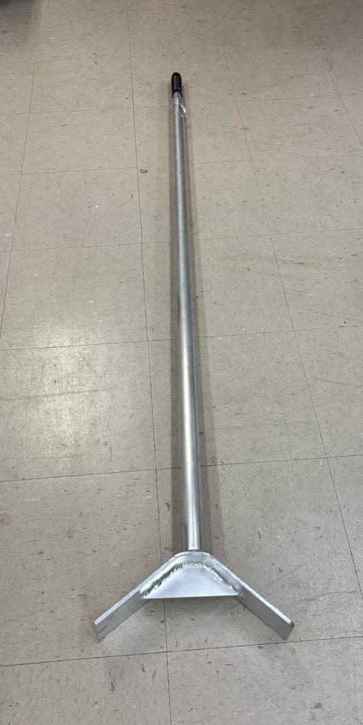 PUSH POLE DUCK BILL W/ ADJUSTABLE 2 PC HANDLE (5'-10') - Touchard