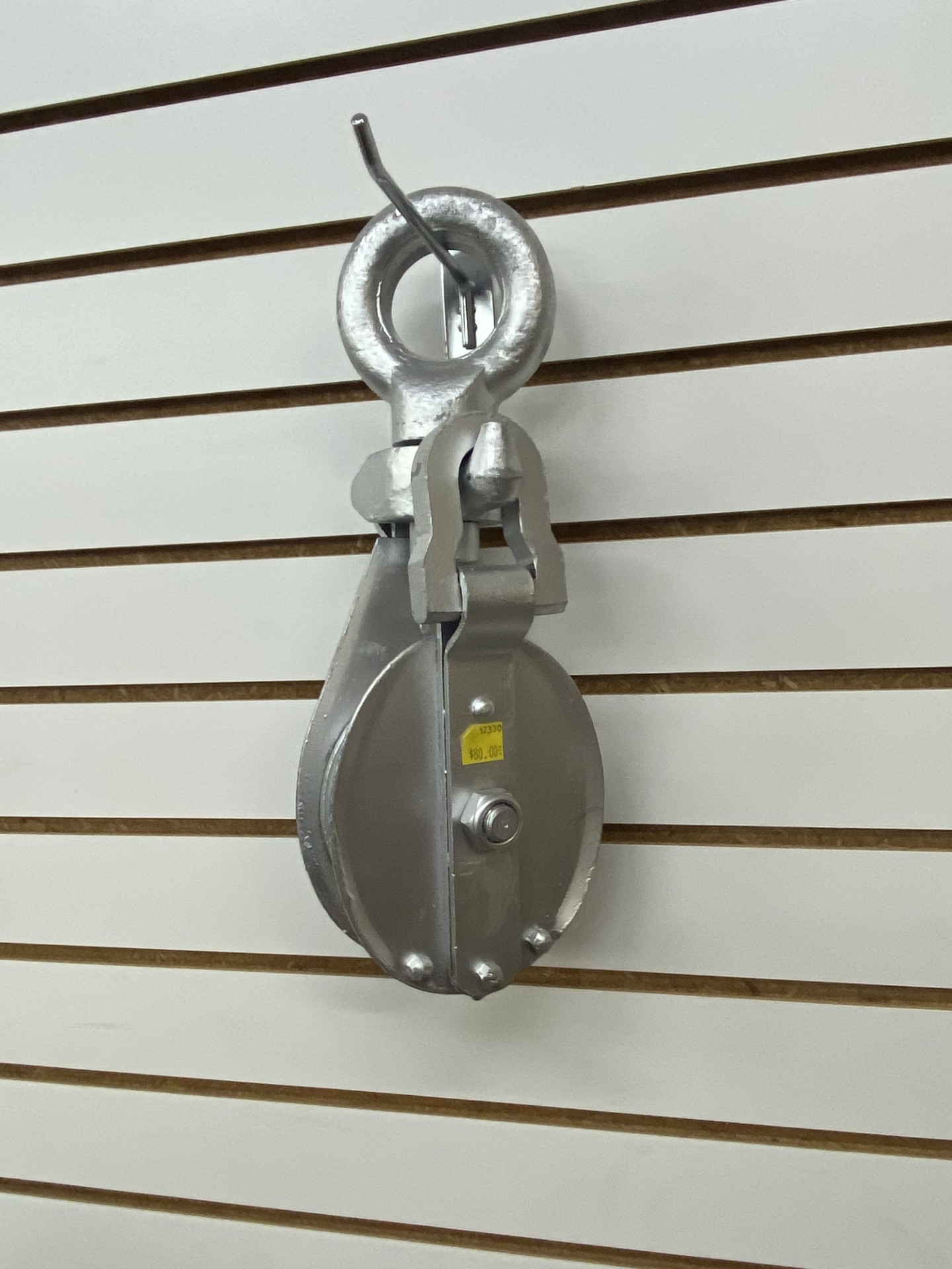 BLOCK 8" STEEL SNATCH W/EYE - Touchard