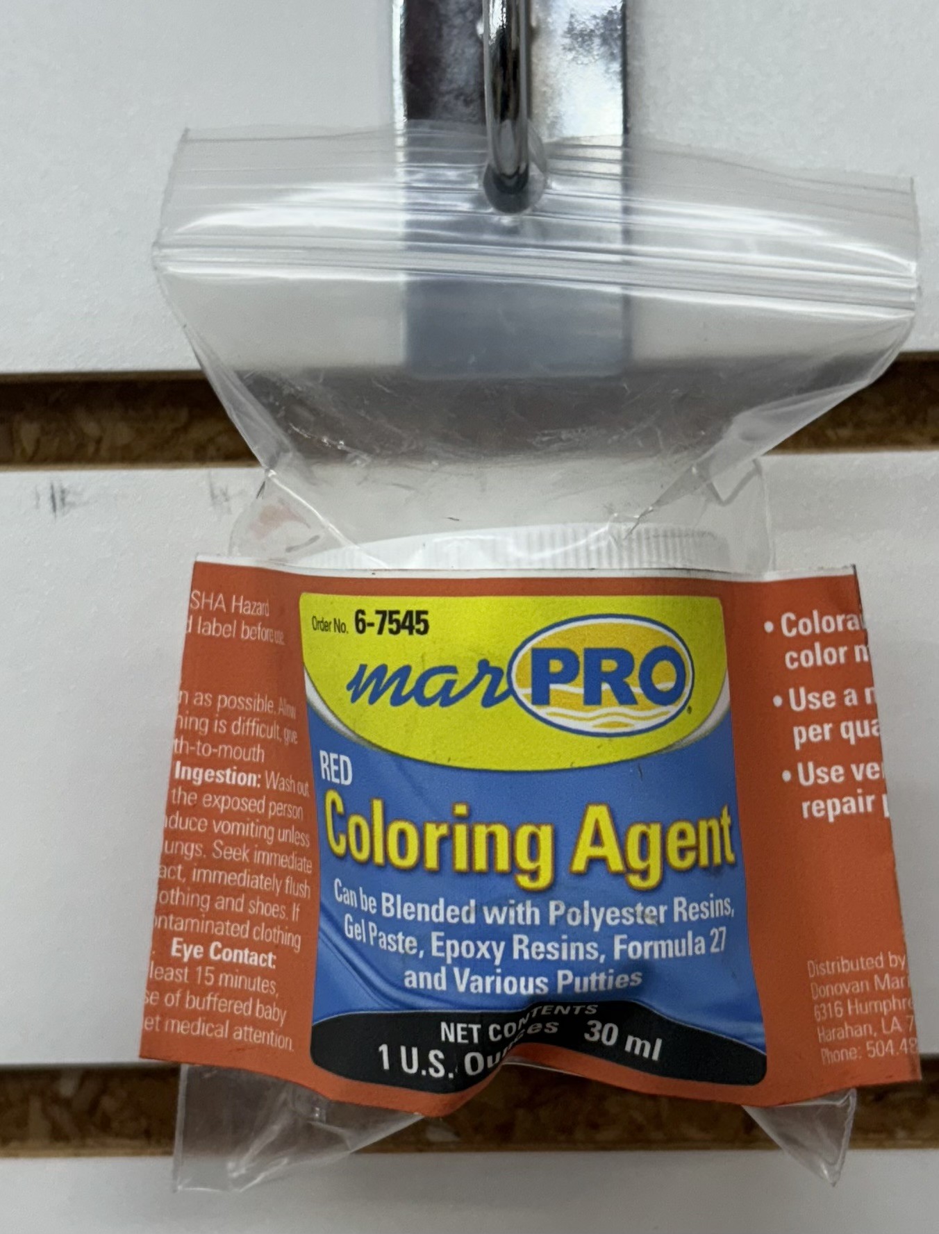 MARPRO COLORING AGENT (RED) - Touchard