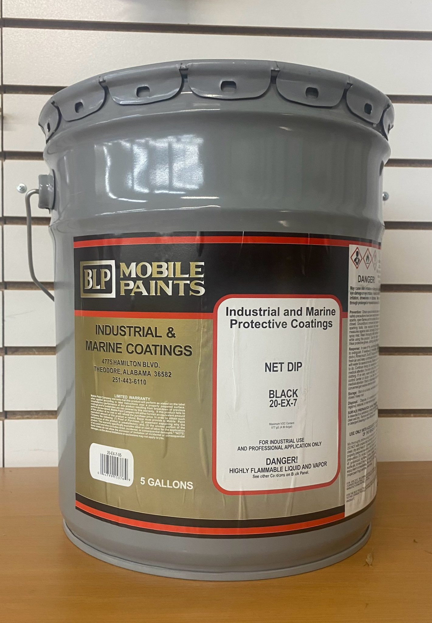 MOBILE PAINTS BLACK NET DIP 5 GAL - Touchard